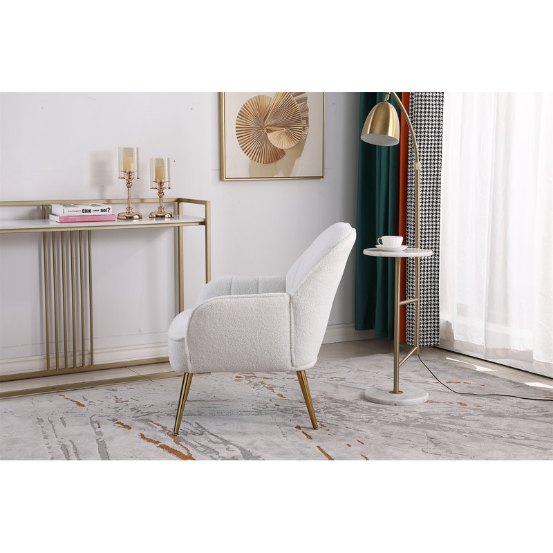 Accent chair with gold store